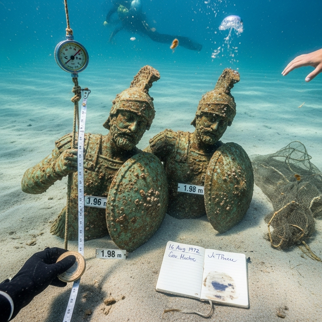Ritrovamento Bronzi di Riace: capolavori greci riemersi dal mare
